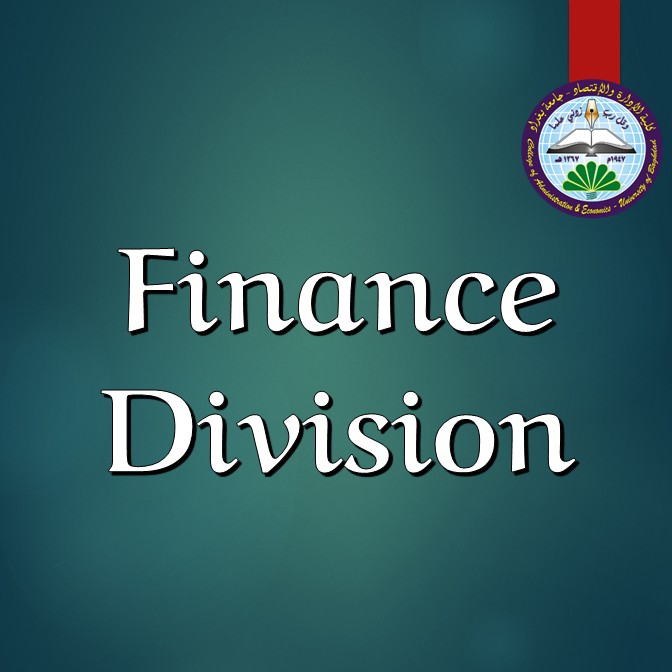 Finance Division - College of Administration and Economics