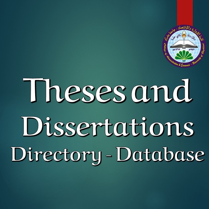 Theses and Dissertations Directory - Database - College of ...